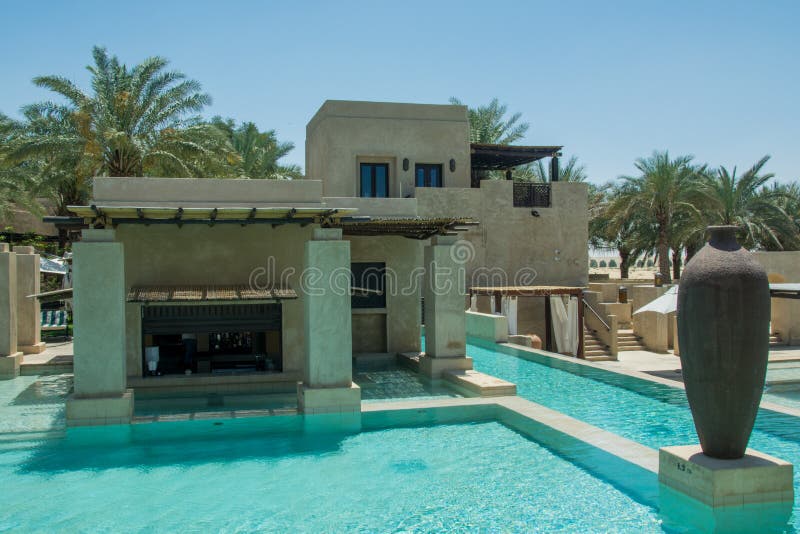 Swimming Pool Desert Arabian Resort Stock Photos - Free & Royalty-Free ...