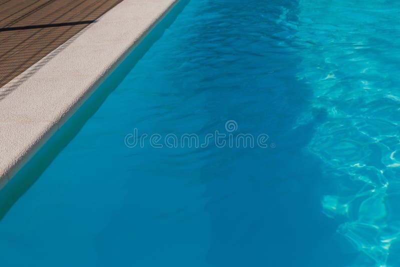 Swimming pool blue water stock image. Image of surface - 172257659
