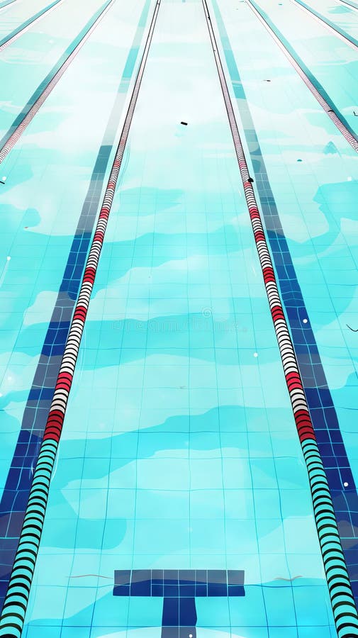 Swimming Background Graphics Template Stock Illustration - Illustration ...