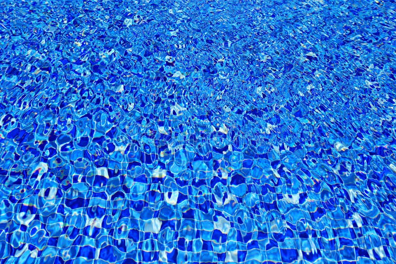 Swimming Pool Bottom Caustics Ripple and Flow with Texture Stock Image ...