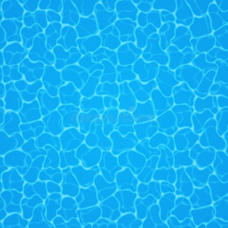 Swimming Pool Bottom Caustics Ripple And Flow With Waves Background ...