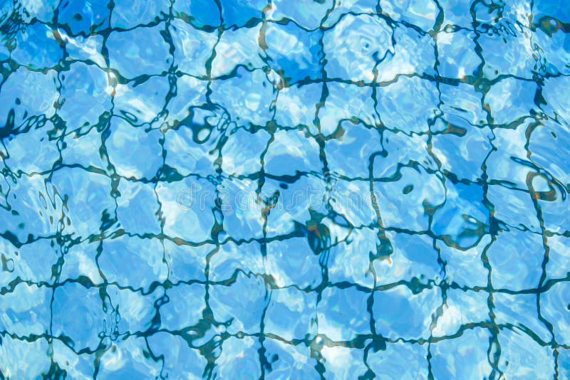 Swimming Pool Bottom Ripple Texture Background Stock Photo - Image of ...