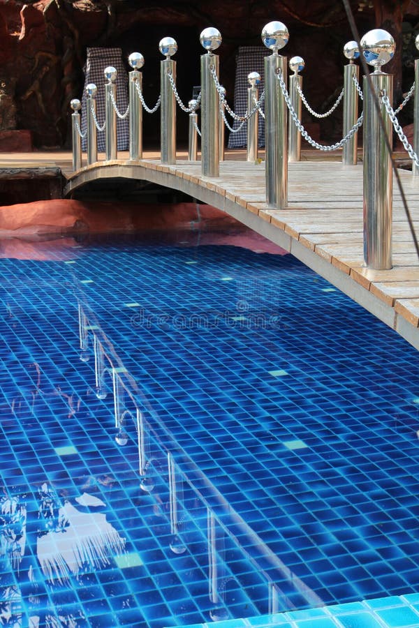 Swimming pool stock image. Image of resort, bungalow - 54889771