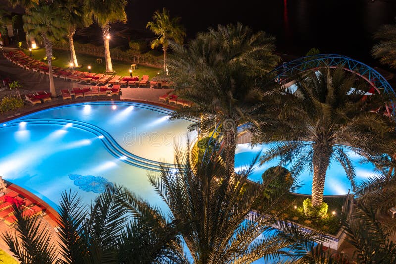Pool Bridge stock photo. Image of swim, tree, majorca, summer - 191504