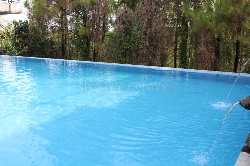 A Swimming Pool on a Bright Day Stock Image - Image of garden, villa ...