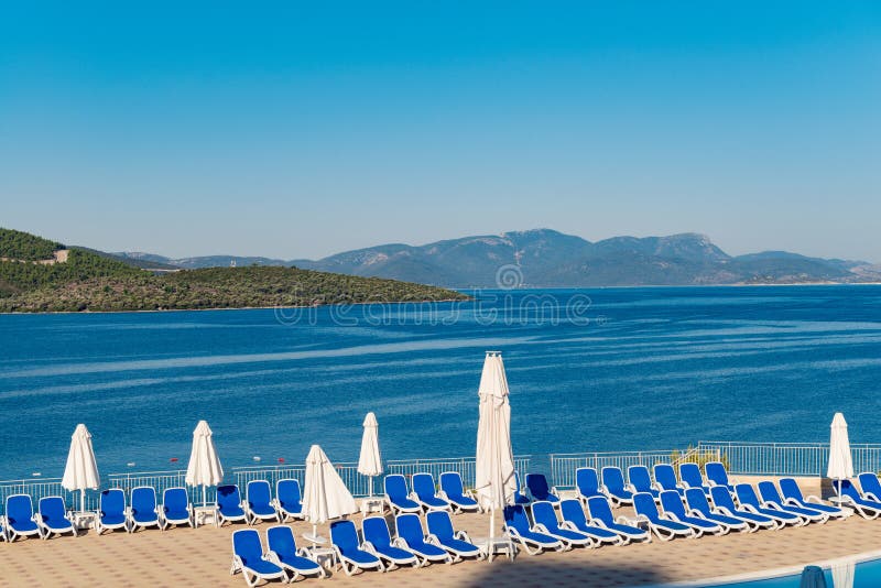 The Swimming Pool on Bright Summer Day Stock Photo - Image of ...