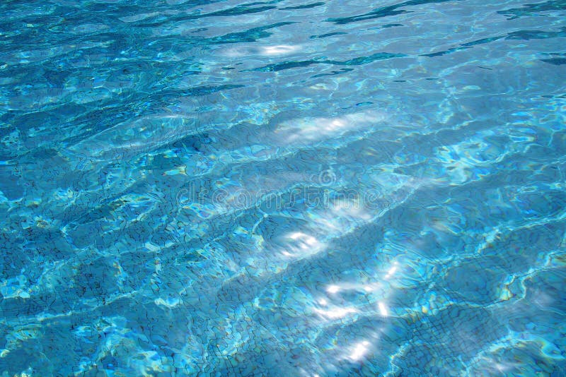 Swimming Pool on a Bright Sunny Day Stock Image - Image of relaxation ...