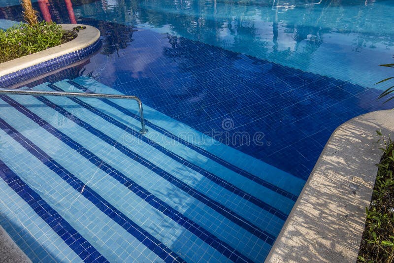 Swimming Pool in Cancun, Riviera Maya, Mexico Stock Photo - Image of ...