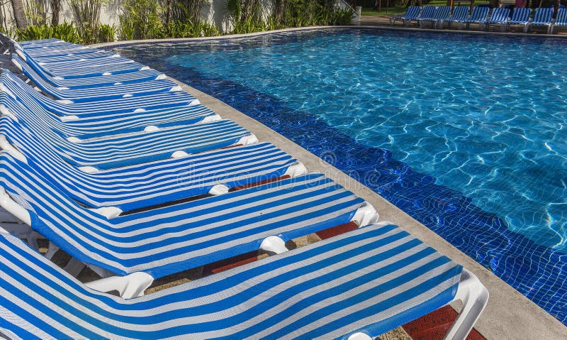 Swimming Pool in Cancun, Riviera Maya, Mexico Stock Photo - Image of ...