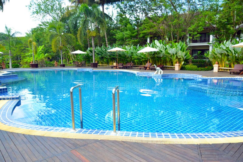 Swimming pool stock image. Image of pool, nature, clear - 63410251