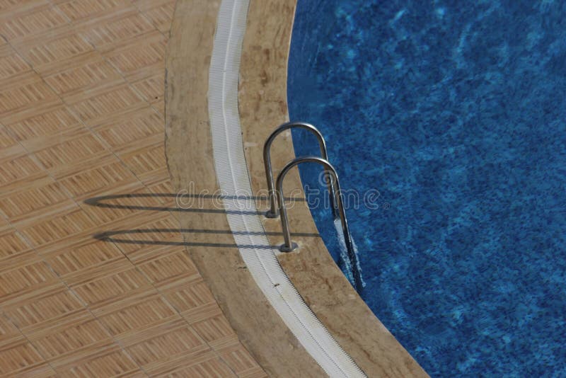 Steps and Shadows at the Deep End Stock Photo - Image of summer ...