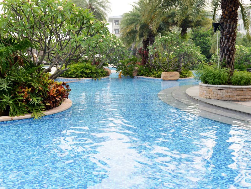 Swimming pool stock photo. Image of large, recreational - 32182326