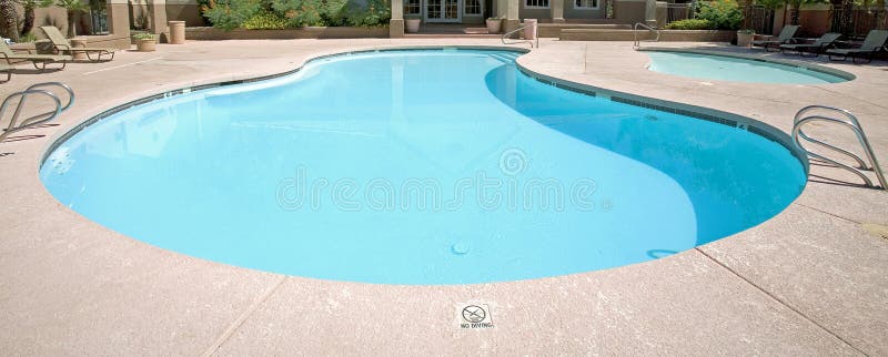 Swimming Pool, Clean, Clear and Calm Stock Image - Image of depth ...