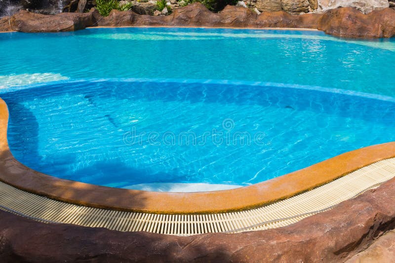 Swimming pool stock image. Image of exterior, hotel - 123189515