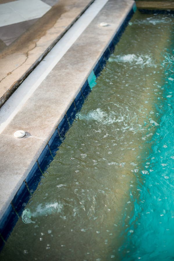 Swimming pool detail stock image. Image of system, closeup - 116277697