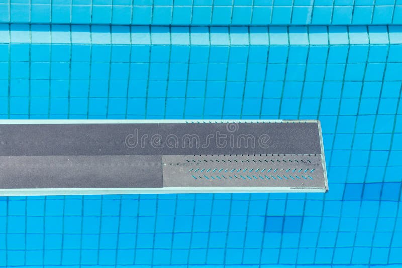 Swimming Pool Diving Board Divers View Stock Photo - Image of board ...