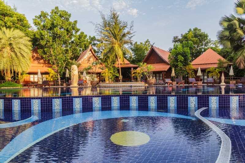 Swimming pool stock image. Image of outdoor, tropical - 40683019