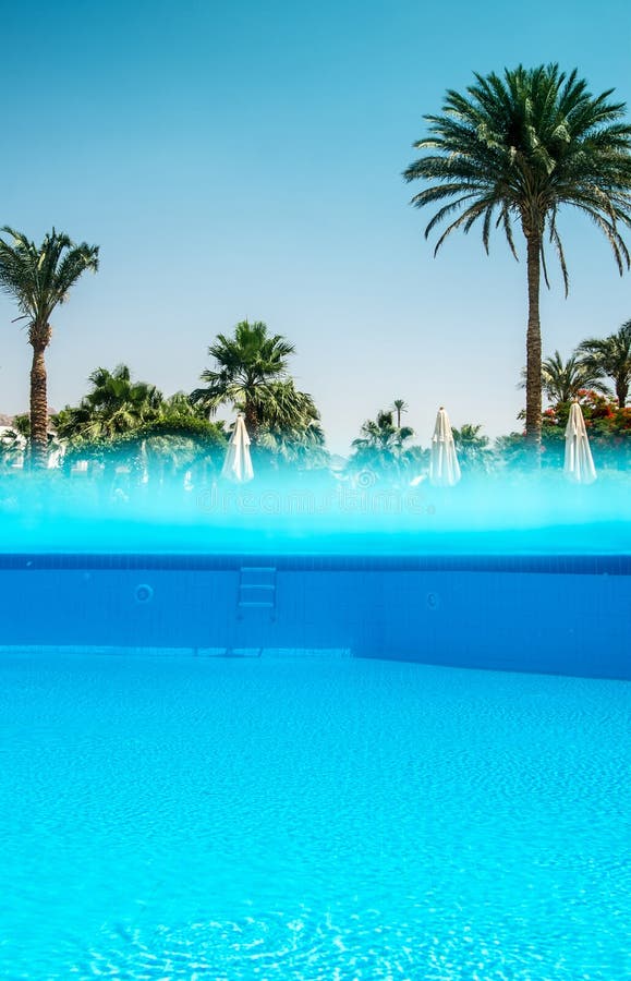 Swimming pool stock image. Image of house, swim, luxury - 74297803