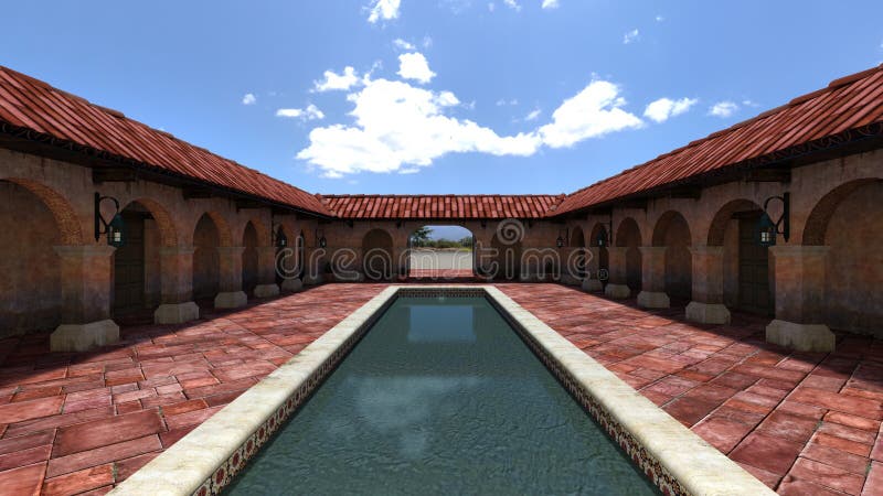 Swimming pool stock photo. Image of house, residence - 57473358