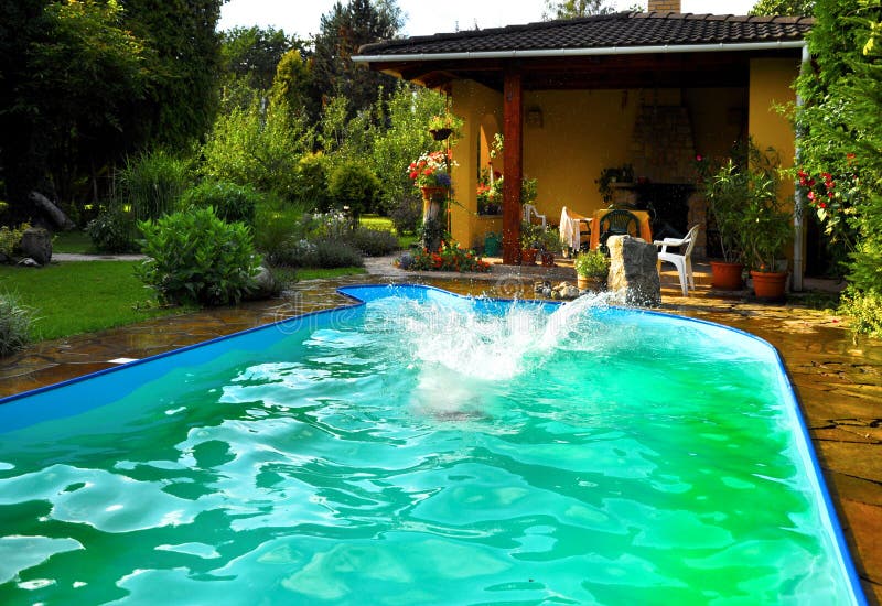 Swimming pool stock image. Image of swimming, splash - 35778867