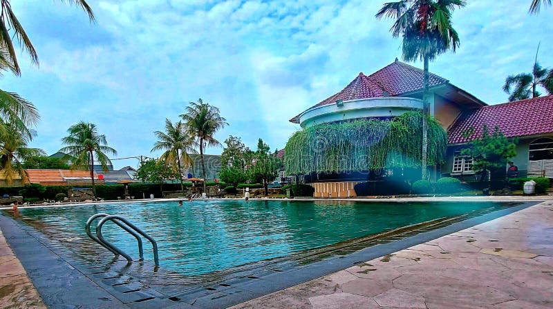 The Swimming Pool in Karawang, West Java, Indonesia Editorial Photo ...