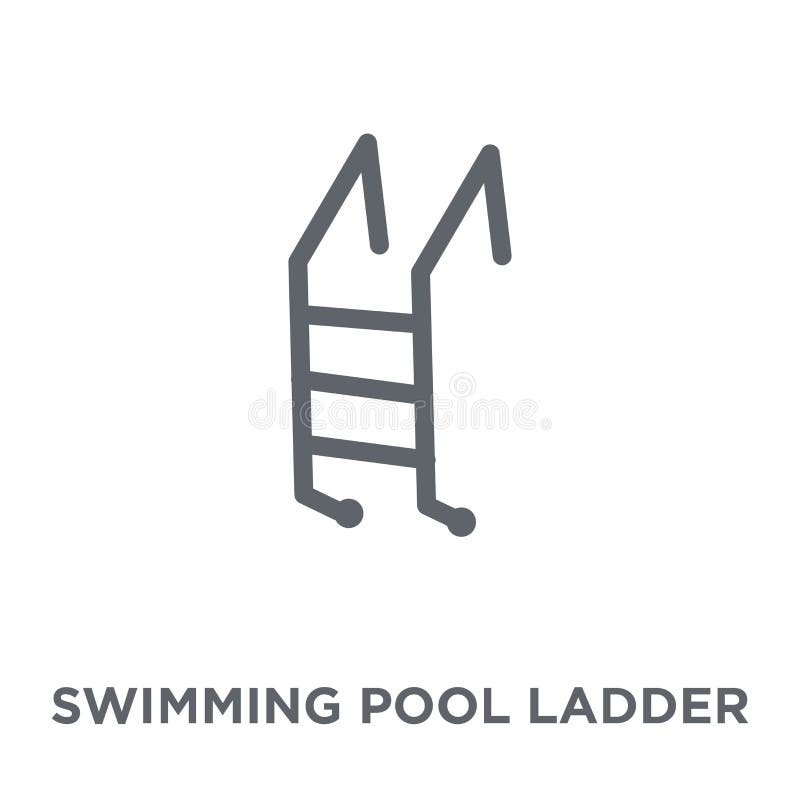 Ladder Icon. Trendy Flat Vector Ladder Icon on White Background Stock ...