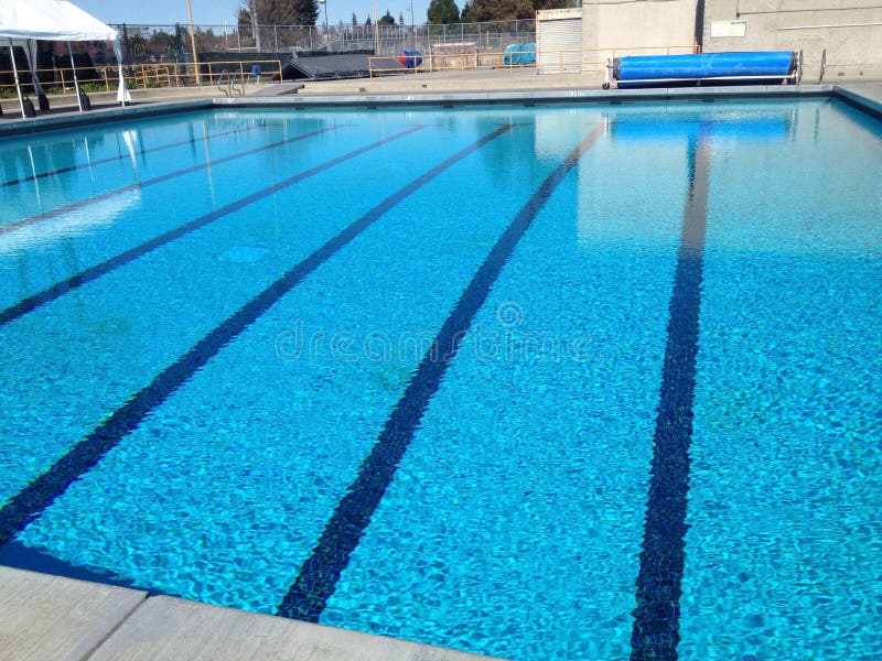 Swimming pool stock photo. Image of blue, bright, lane - 50877760