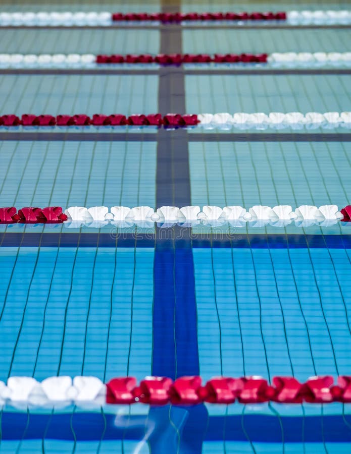 Swimming Pool Lanes stock photo. Image of indoor, meet - 25977948