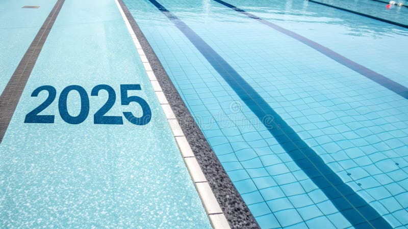 2025 Swimming Pool Lanes a Refreshing Image Symbolizing Goals Progress ...