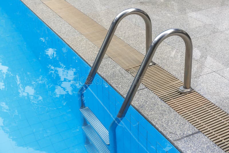 Swimming pool leader stock image. Image of brick, quiet - 68587941