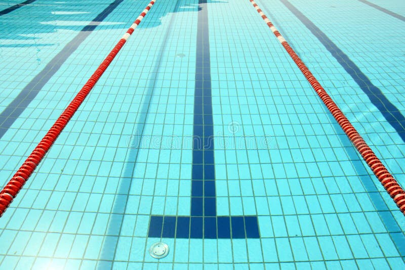 Swimming Pool Lap Lanes stock image. Image of compete, train - 172701