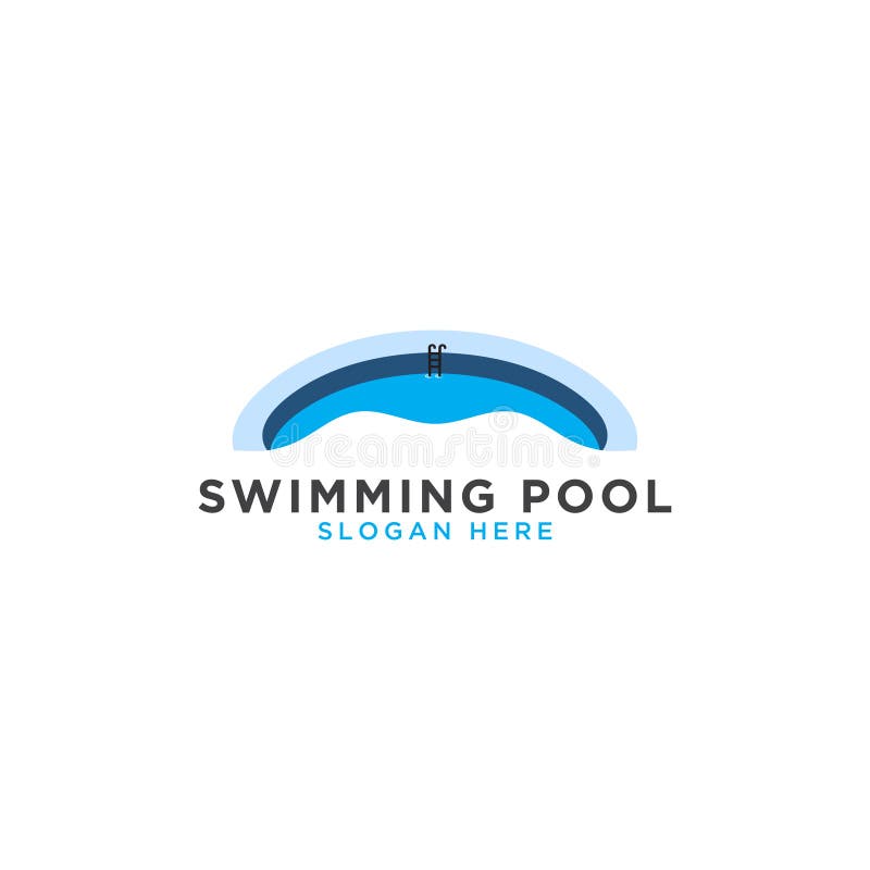 Swimming Pool Logo Template Stock Vector - Illustration of healthy ...