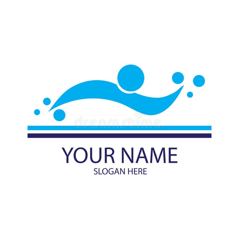 Swimming pool logo vector stock vector. Illustration of business ...