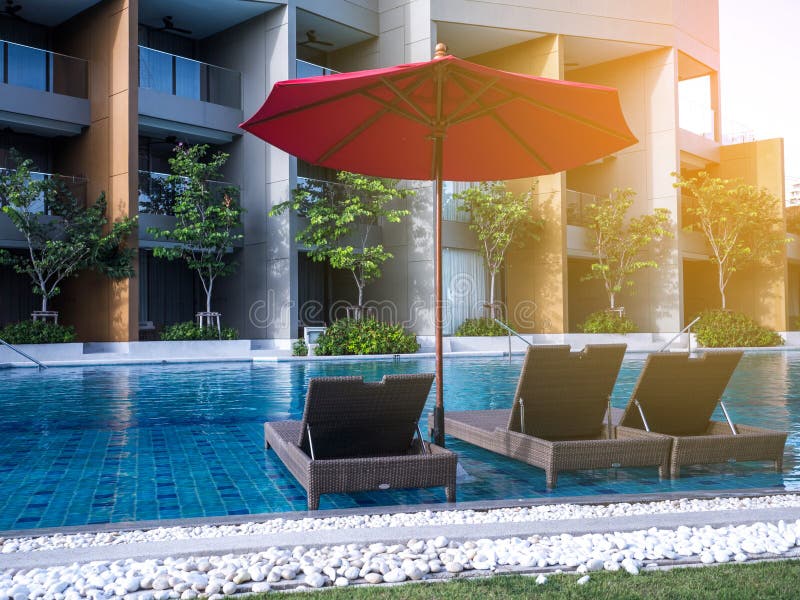 Swimming Pool of Luxury Hotel; Editorial Use only Stock Photo - Image ...