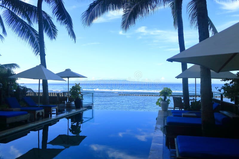 Swimming Pool in Luxury Resort, Bali, Indonesia Stock Image - Image of ...
