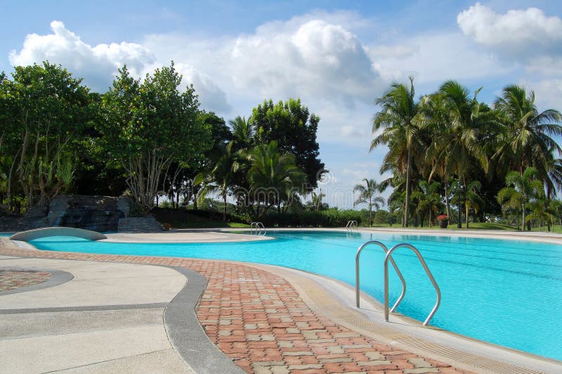 Swimming Pool at Mount Malarayat in Lipa, Batangas, Philippines ...
