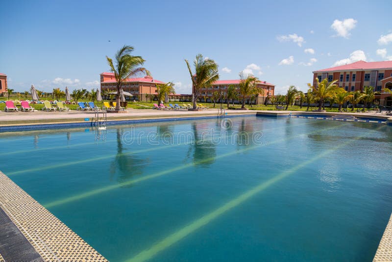 Swimming Pool in Mozambique Stock Image - Image of africa, swimming ...