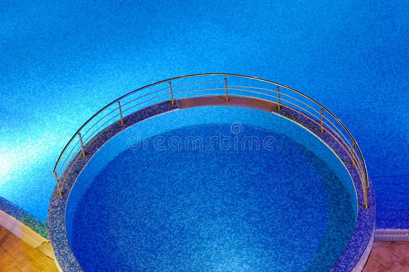 Swimming Pool in Night Vision Stock Photo - Image of resort, deck ...