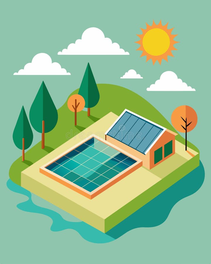 A Swimming Pool that Operates Solely on the Renewable Resource of ...