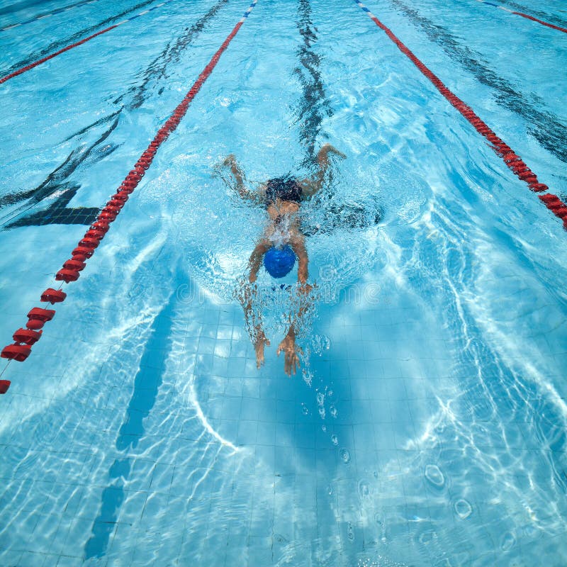 Swimming pool in a race. stock image. Image of activity - 83174503