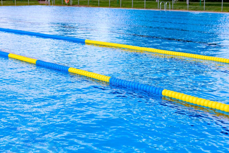 Swimming-pool Ready for the Championship Stock Photo - Image of ...