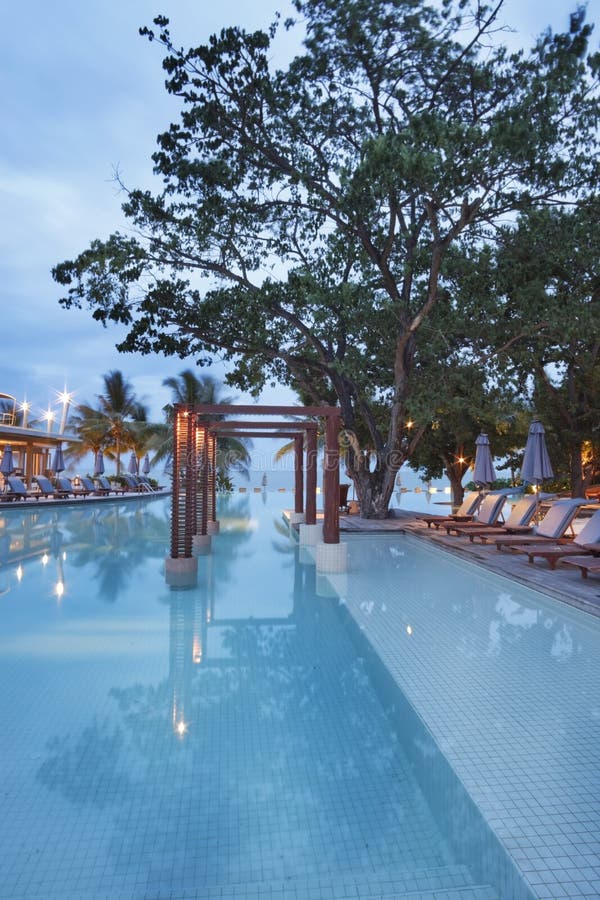 Swimming pool at resort stock photo. Image of exterior - 10459134