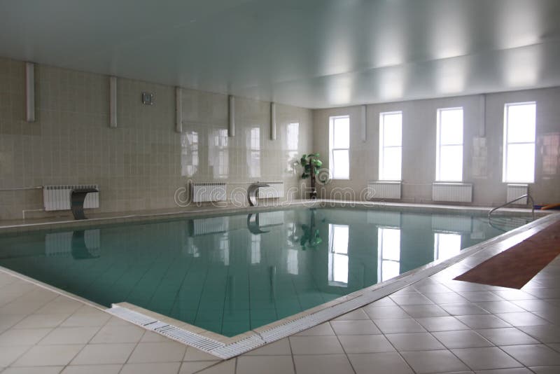 Swimming Pool in Resort Sanatoriums Stock Image - Image of transparent ...