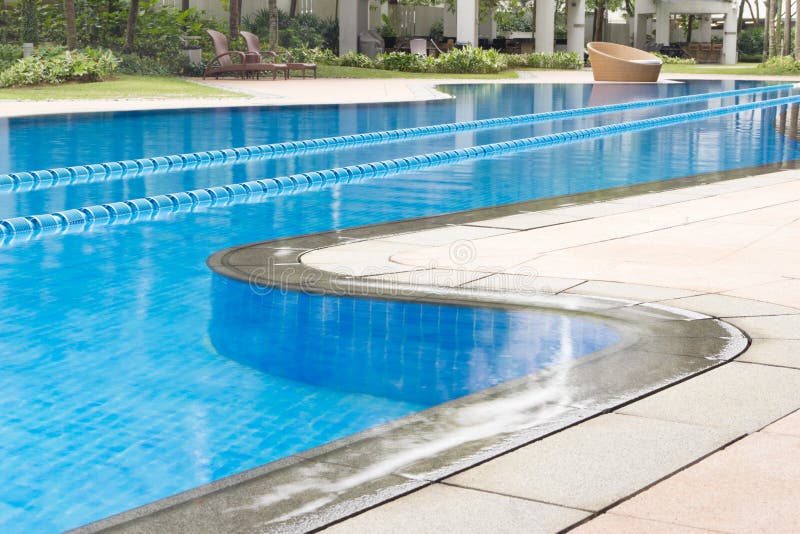 Swimming Pool and Resting Area Stock Image - Image of tourism, outdoor ...