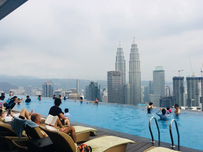 KLCC view editorial photography. Image of rooftop, klcc - 114794427