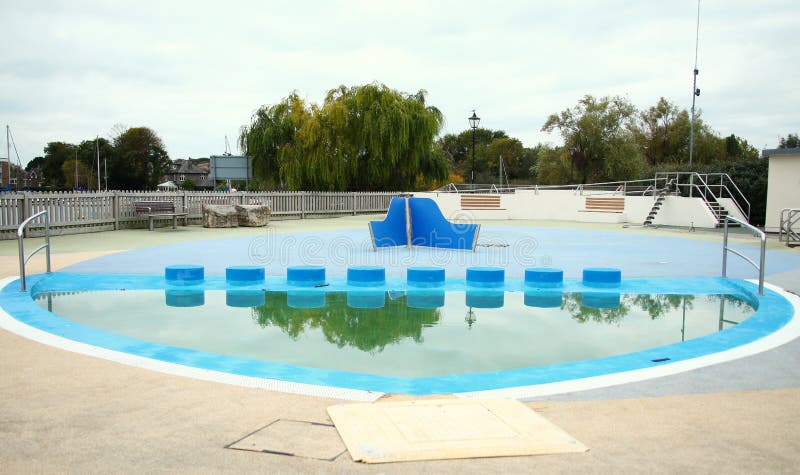 Swimming pool scene. stock image. Image of residential - 106932555