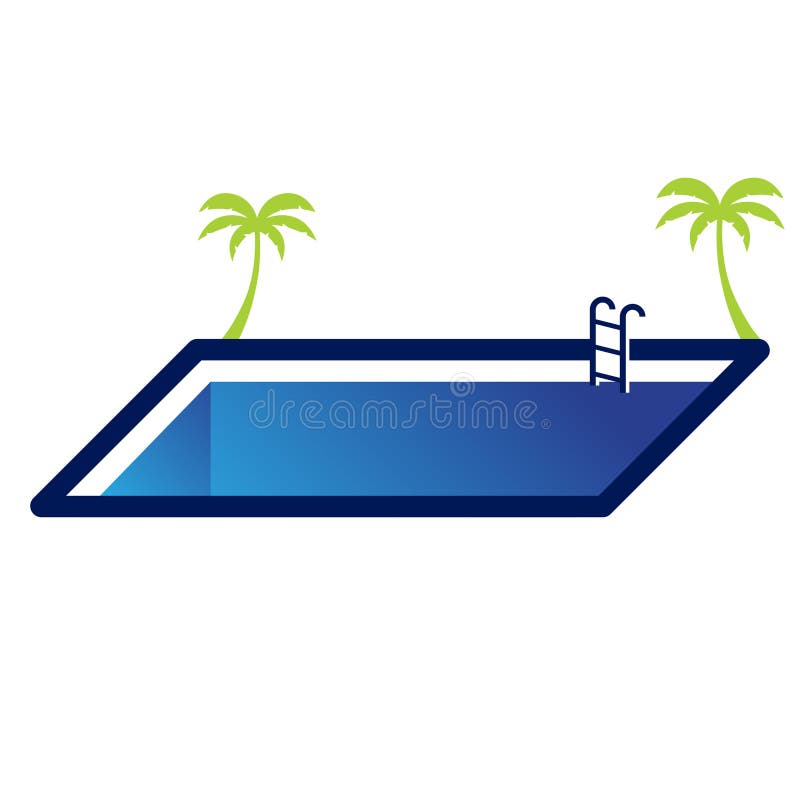 Swimming Pool Service, Swimming Pool Logo Design Vector Stock Vector ...