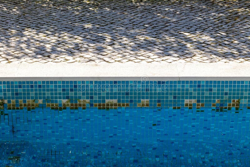 Swimming Pool Shot from Poolside Stock Image - Image of happy, outdoor ...