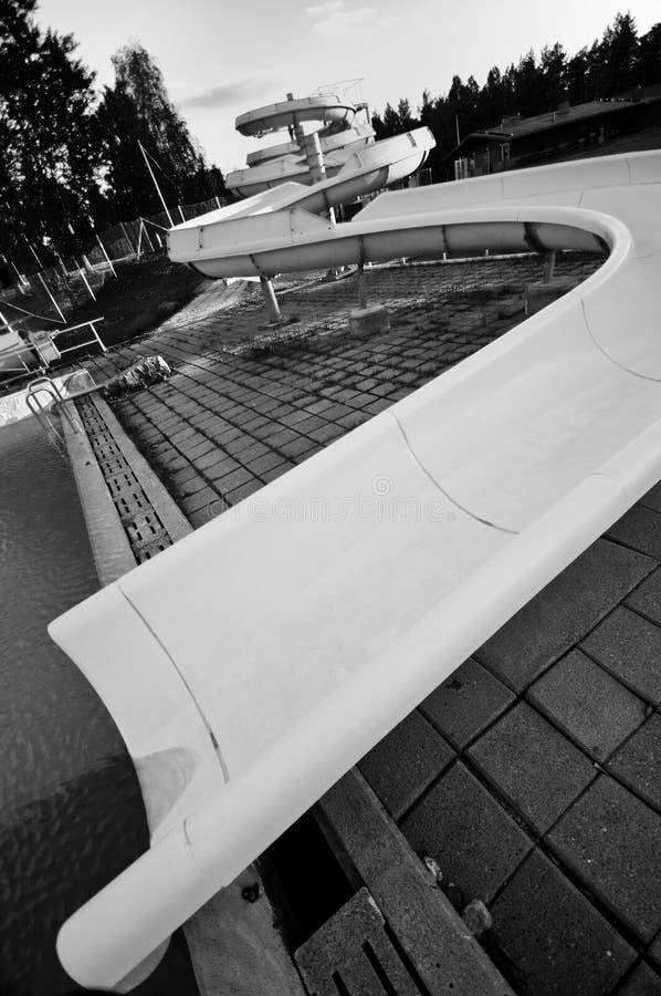 Winding Slide in Playground Stock Image - Image of children, nets: 51942463