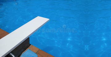 Swimming pool springboard stock image. Image of relax - 2661111
